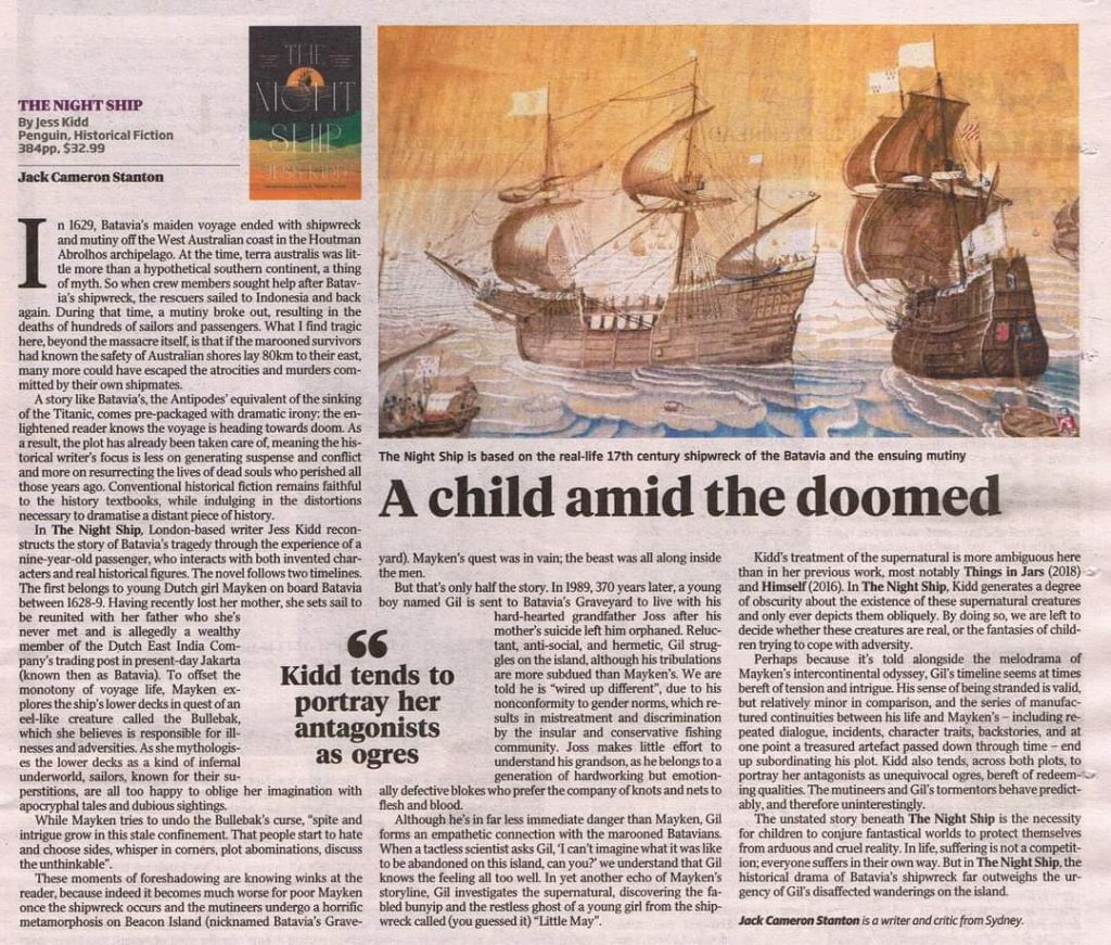 The Night Ship - Novel about the Batavia - Dutch Australia Cultural Centre