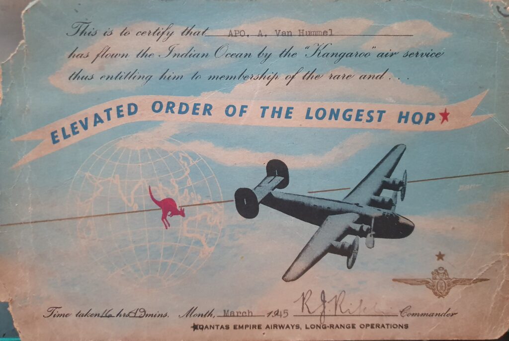 Evert Herman van Hummel survived a Catalina Crash in 1945 - Dutch ...