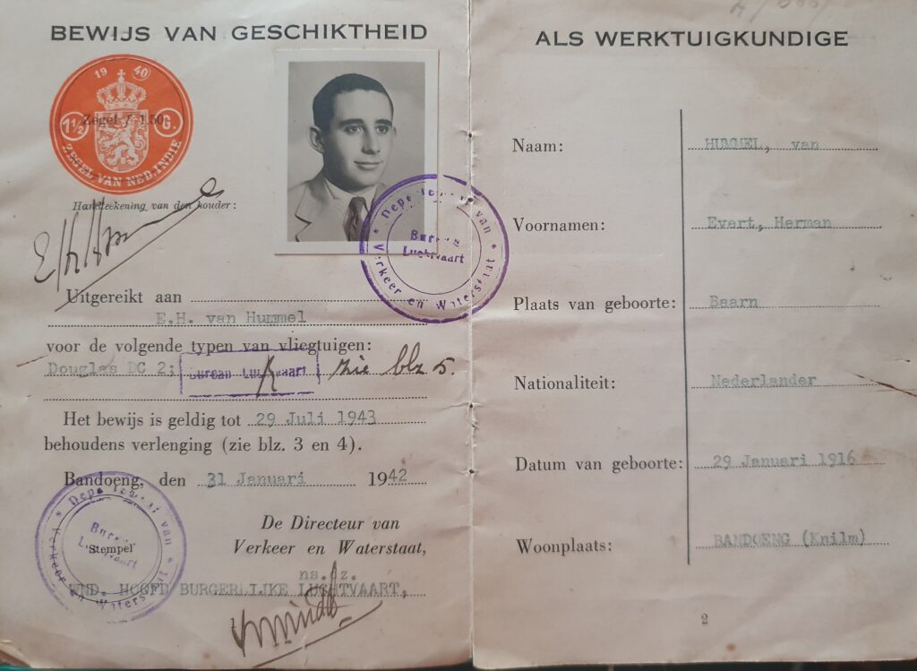 Evert Herman van Hummel survived a Catalina Crash in 1945 - Dutch ...