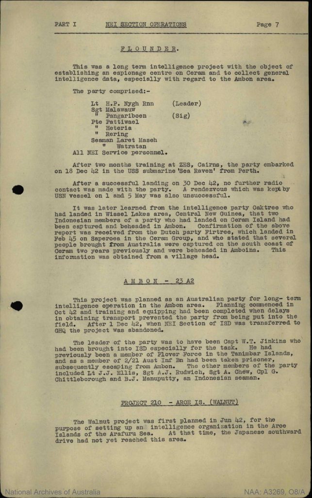 NEFIS III and Dutch special operations from Australia during WWII ...