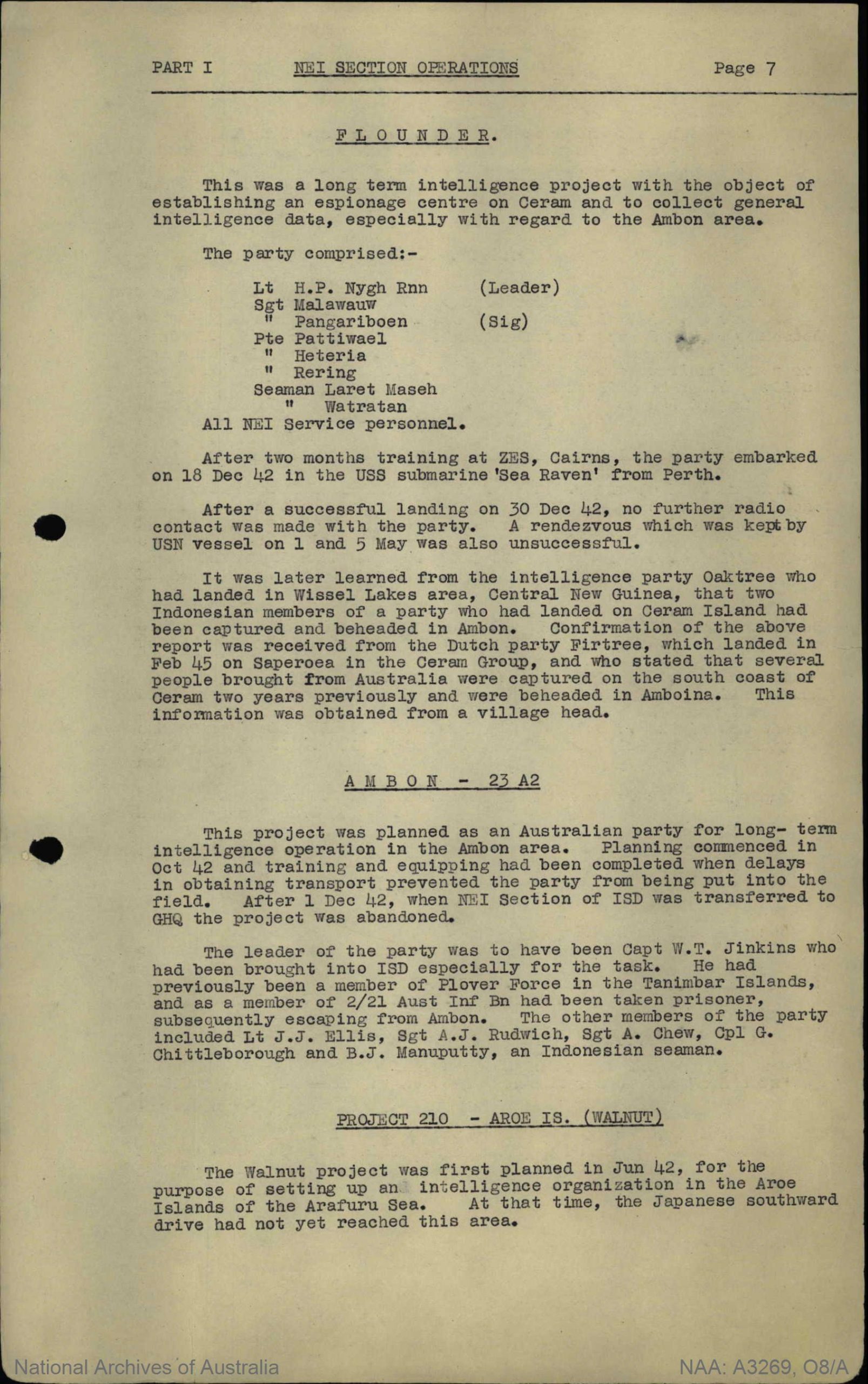 NEFIS III and Dutch special operations from Australia during WWII ...