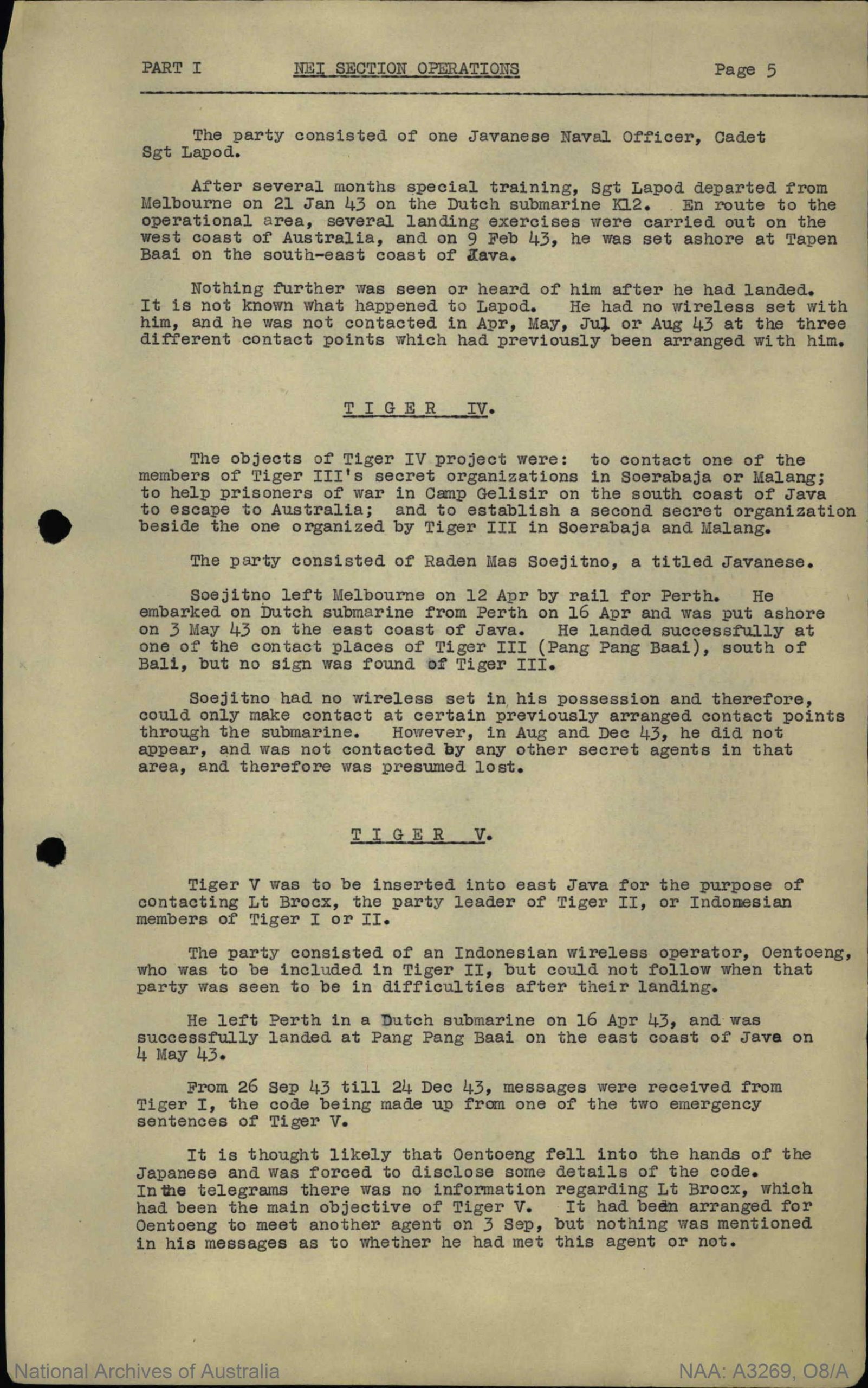 NEFIS III and Dutch special operations from Australia during WWII ...