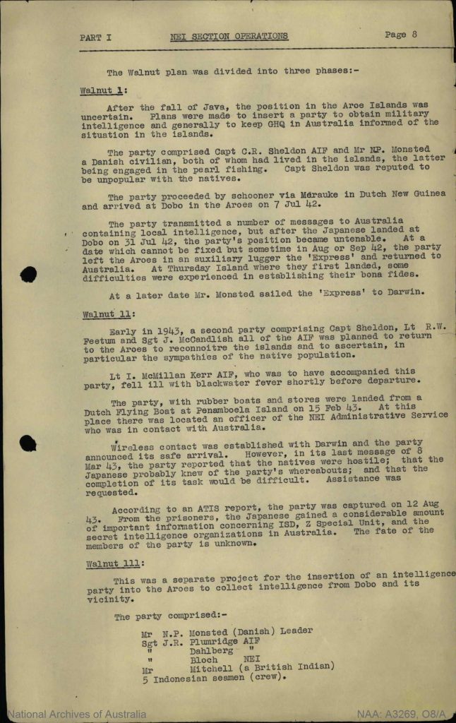 NEFIS III and Dutch special operations from Australia during WWII ...