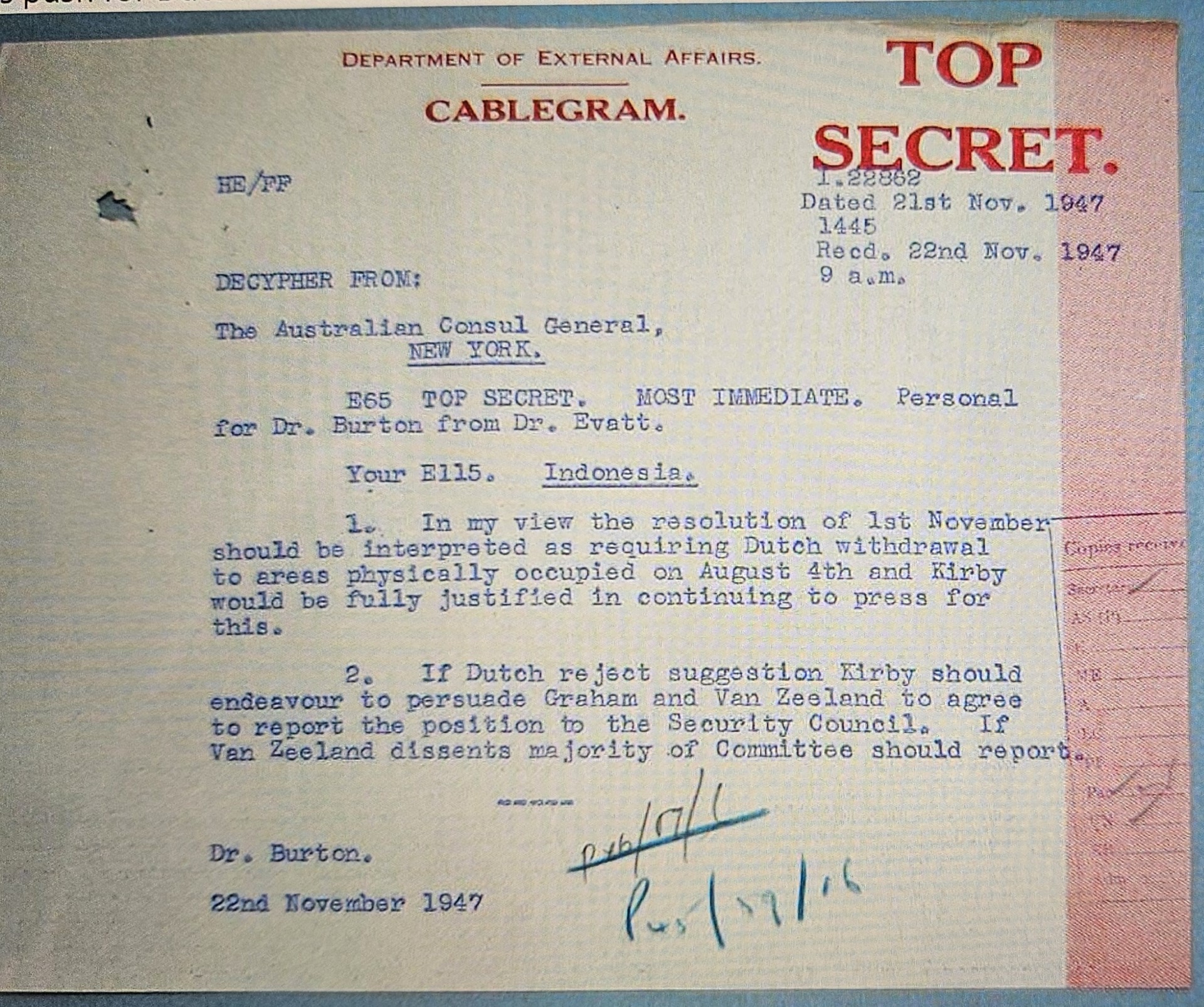 Links to declassified WWII Australian Documents re the Netherlands East ...