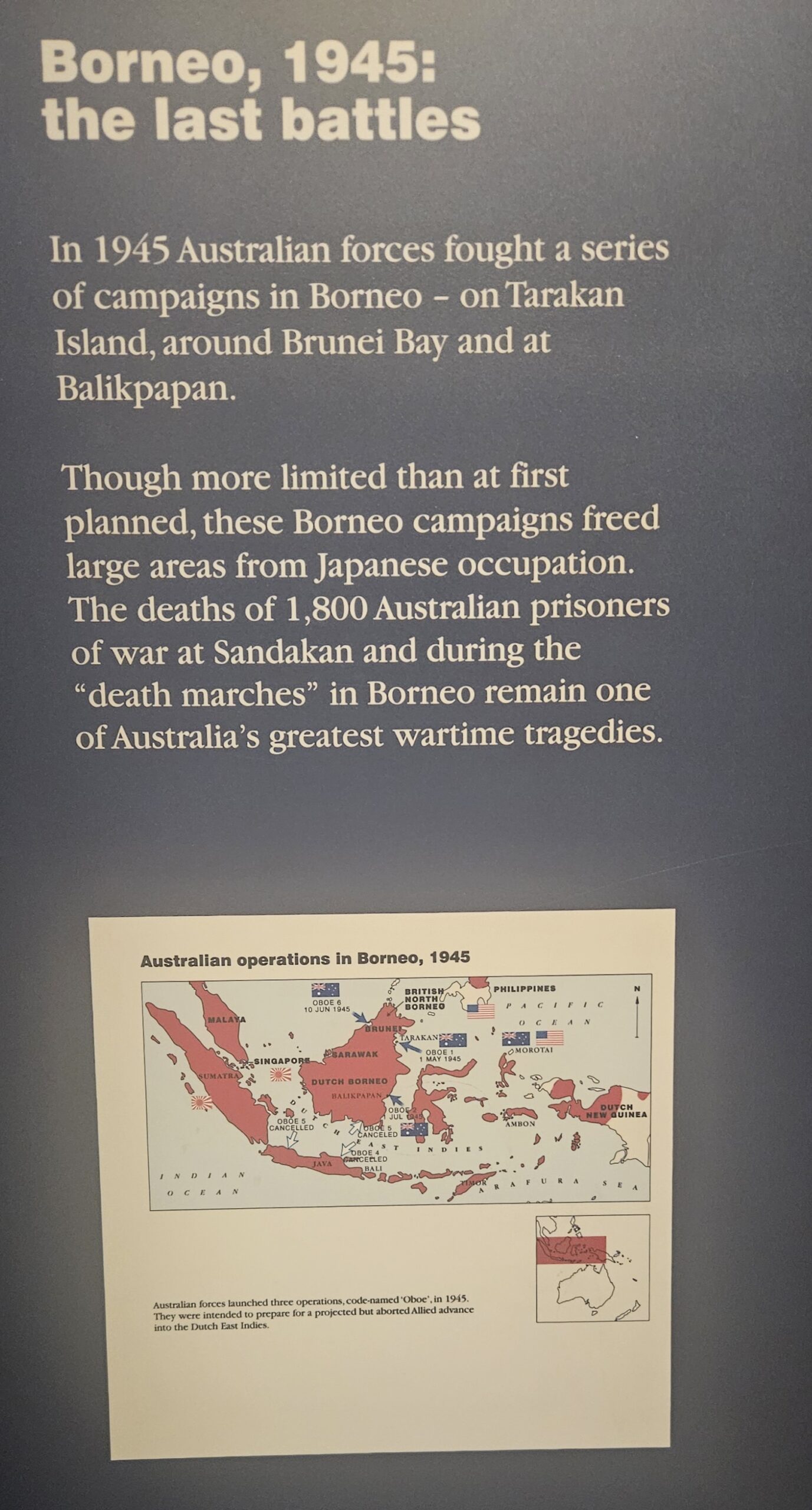 The end of WWII. Liberation of Borneo by Australian troops. - Dutch ...