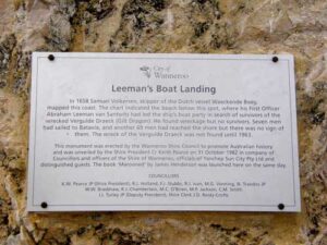 Town of Leeman WA, named after the VOC Sailor Abraham Leeman van ...