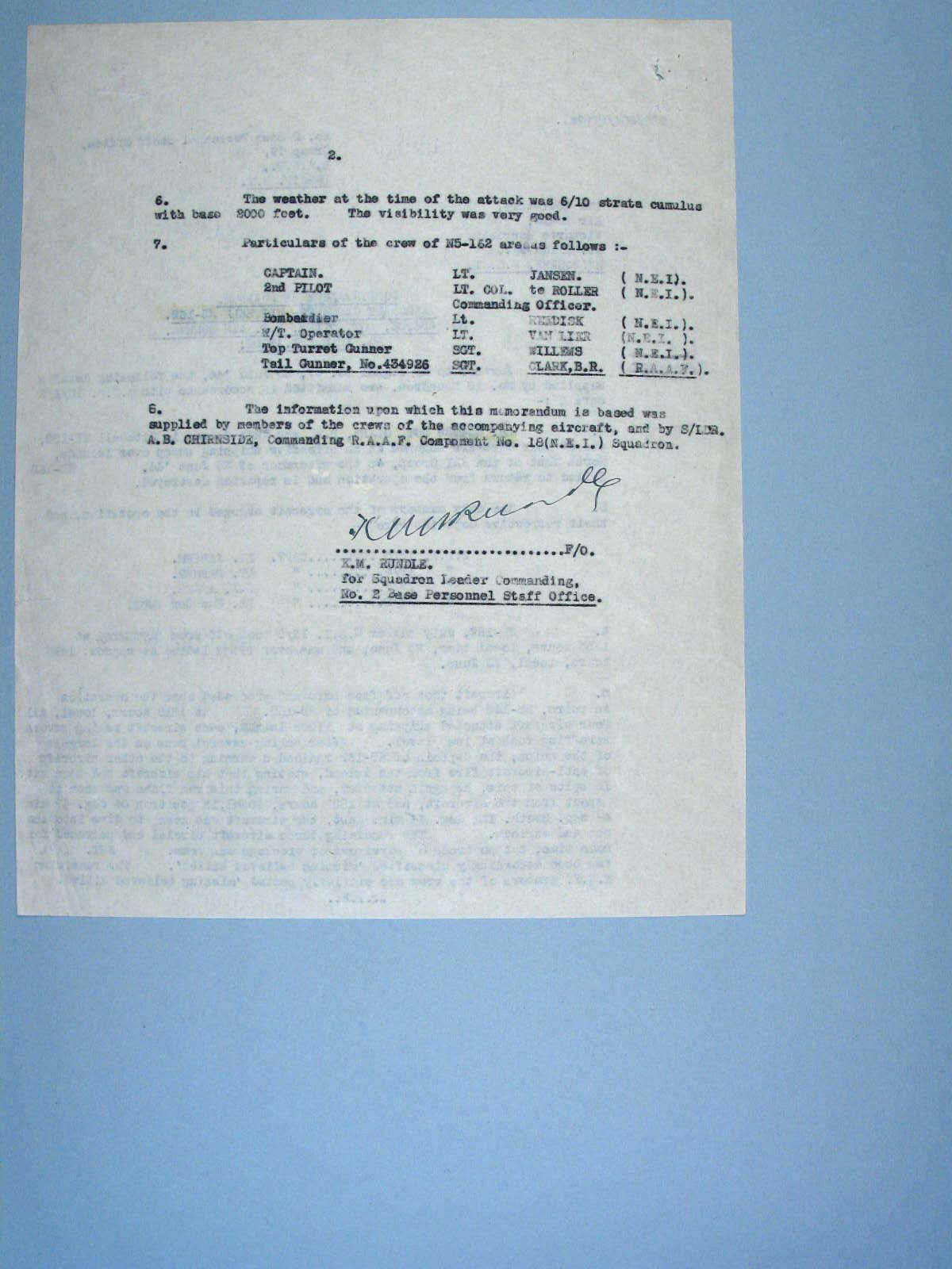 RAAF Members on Netherlands East Indies Aircraft + Archival documents ...