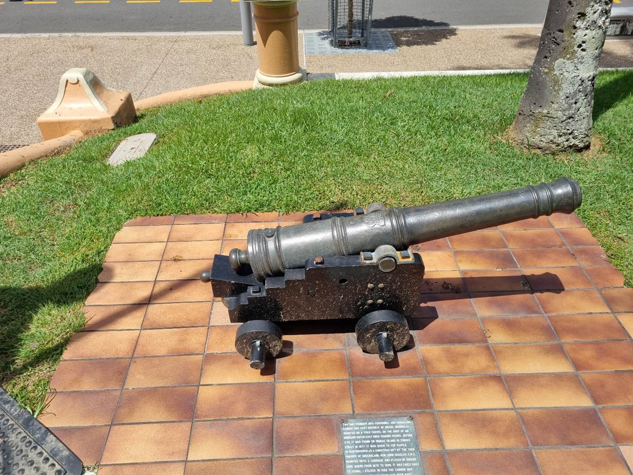 How did a VOC canon end up in Maryborough - Dutch Australia Cultural Centre