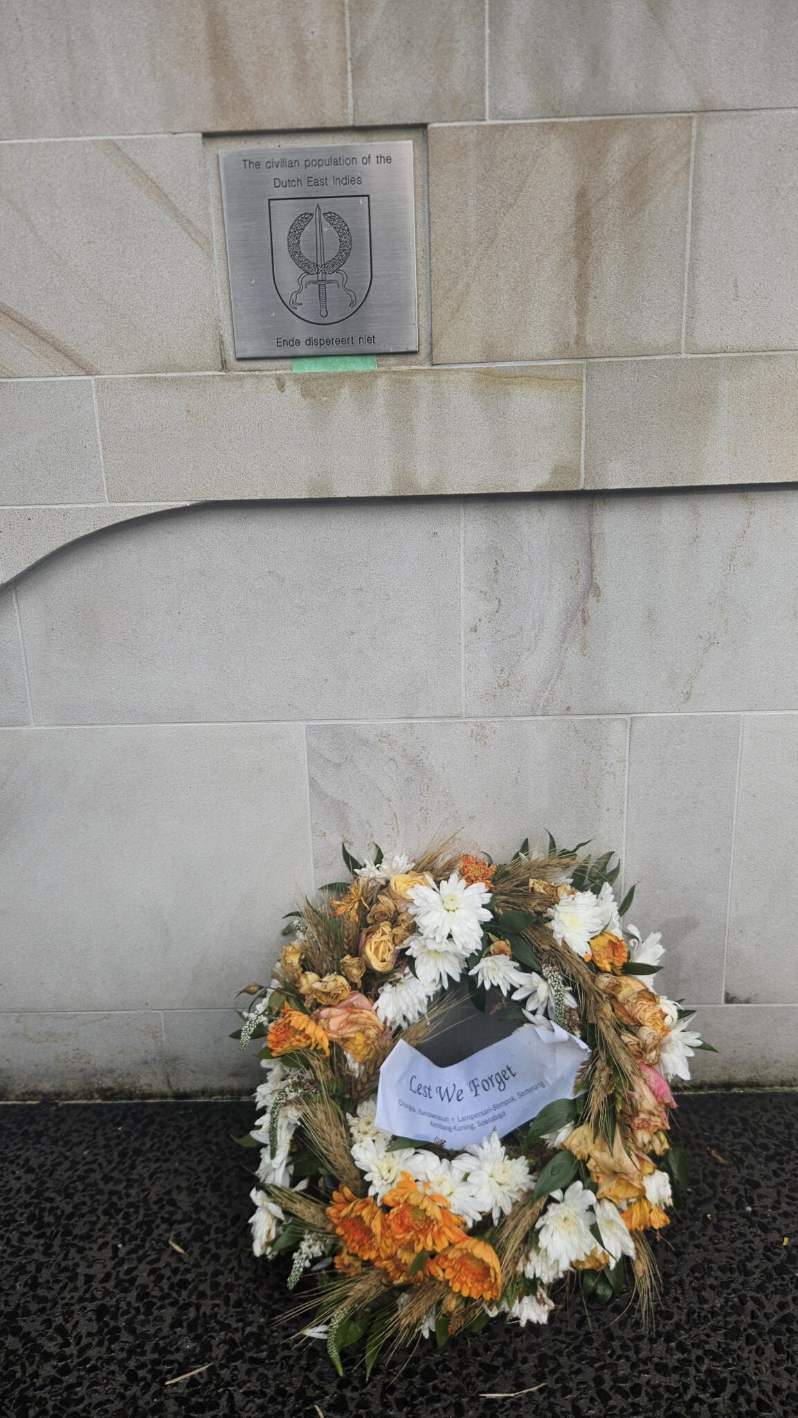A wreath that speaks for the silent: remembering Dutch civilian ...