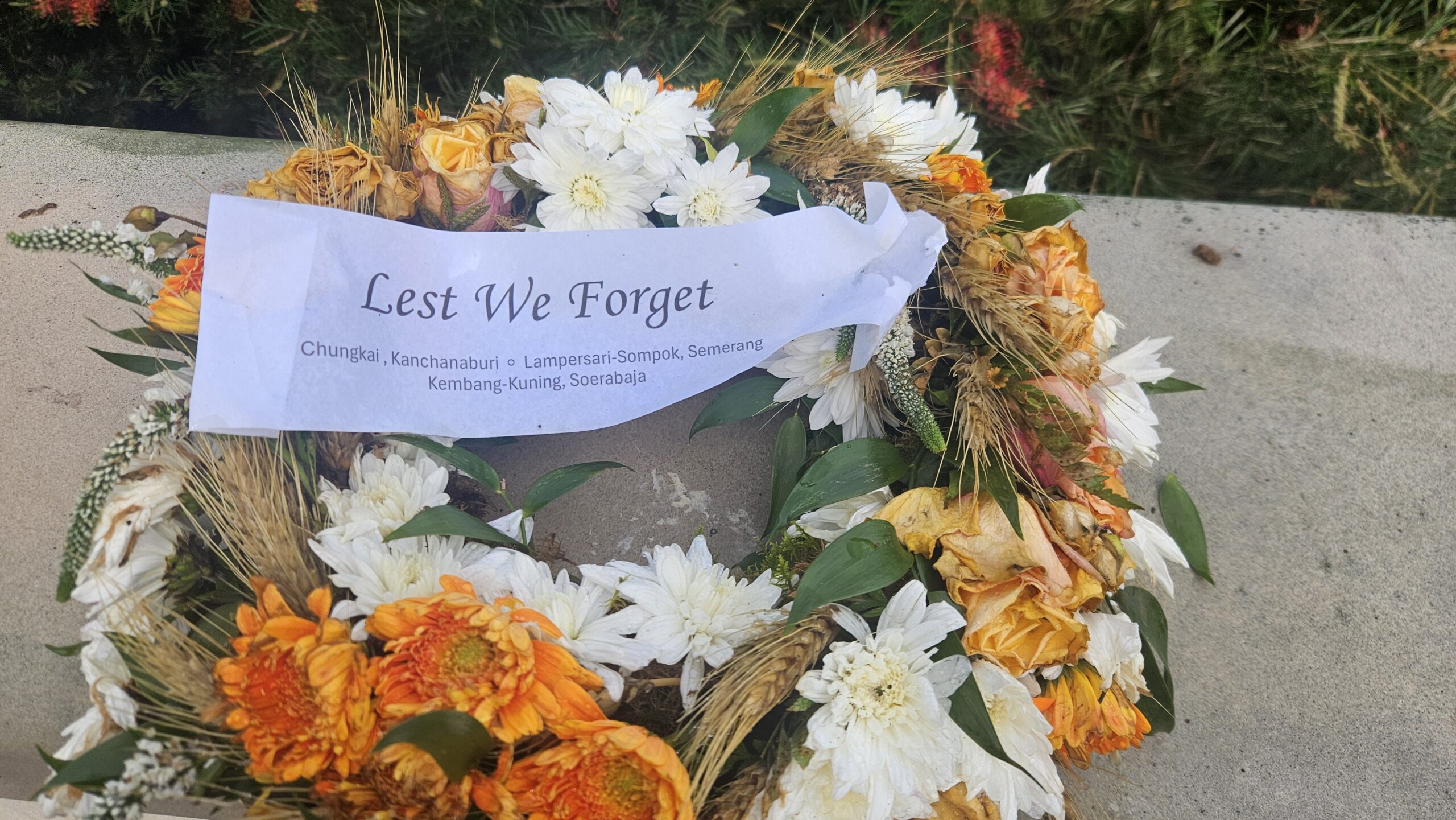 A wreath that speaks for the silent: remembering Dutch civilian ...