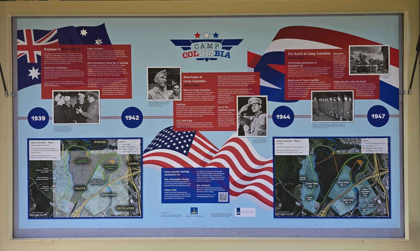 New heritage display at former Camp Columbia in Brisbane - Dutch ...